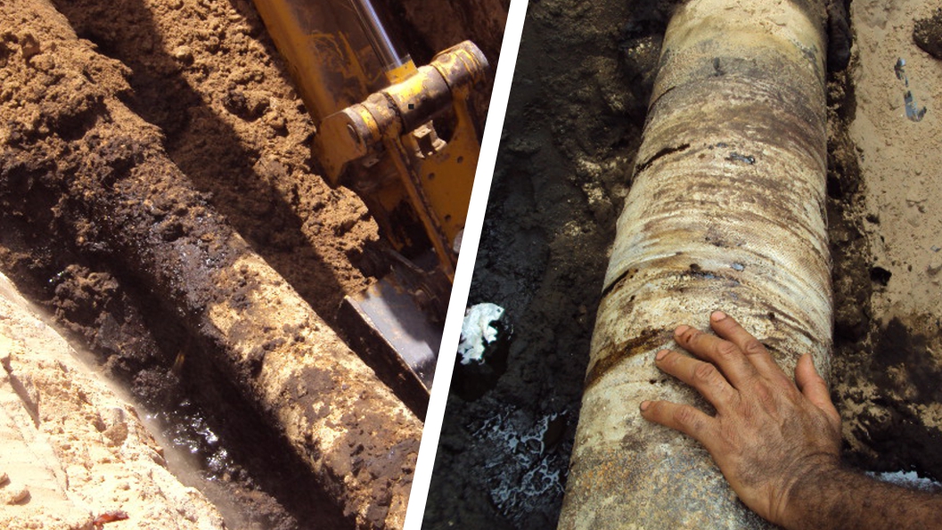 Leaking Underground Oil Pipe Line Repair | Sylmasta.net