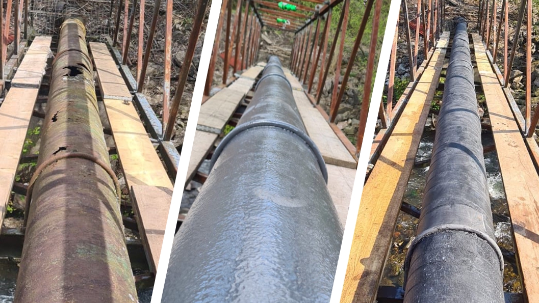 Porth Pipe Bridge Repair & Refurbishment | Sylmasta