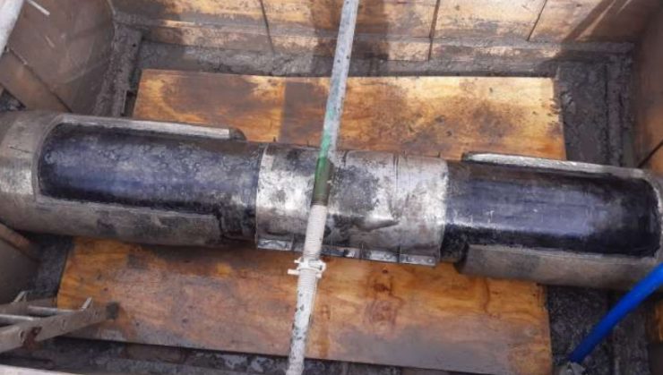 Chemical Plant Leaking Effluent Pipe Repair | Sylmasta
