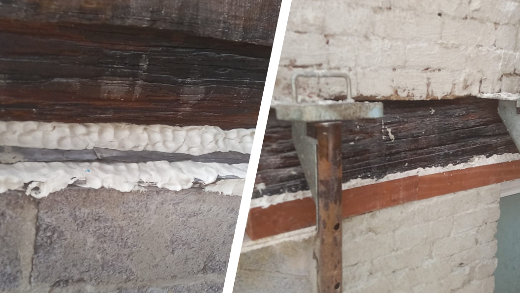 Rotted Wood Beam Repair Home Renovation | Sylmasta.net