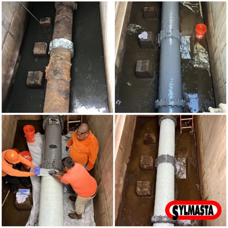 Corroded Sewer Force Main Repair Hawaii | Sylmasta.net