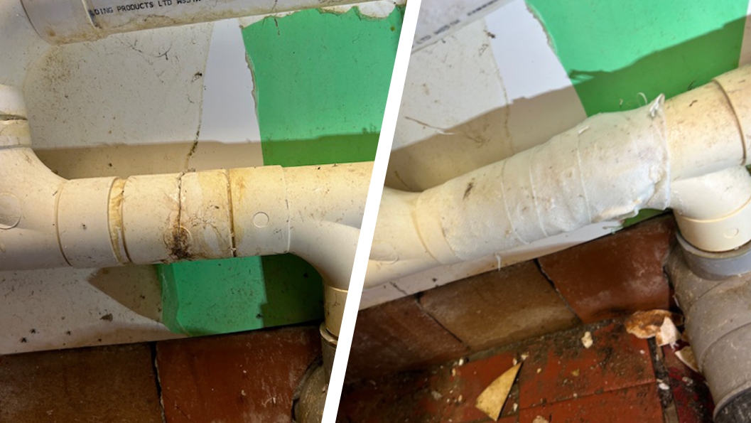 Leaking Dishwasher Drain Pipe Repair | Sylmasta.net