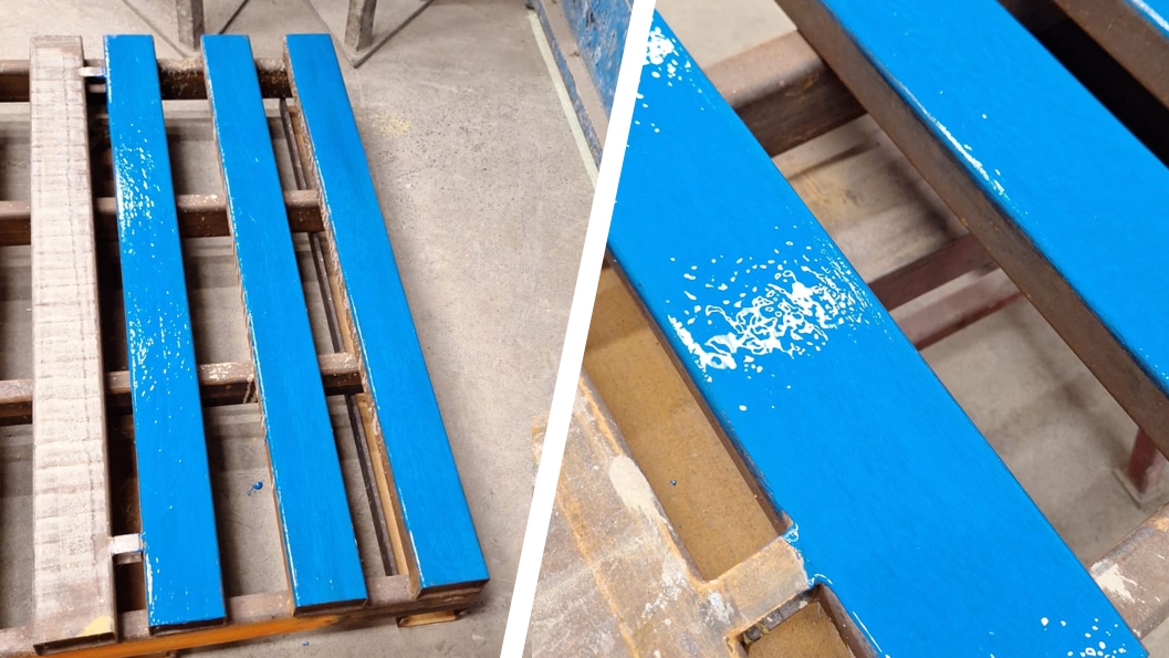 Landscaping Company Repair Metal Pallet Slats | Sylmasta