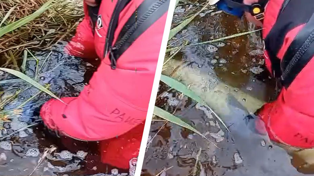 Underwater Gas Pipe Exposed by Scour Repair | Sylmasta